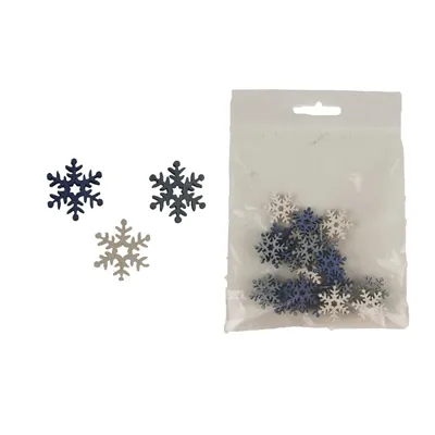 Dekorační vločky, 24 ks D4718 | MOREX