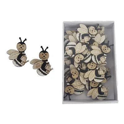 Dekorace včelka, 24 ks D6054 | MOREX
